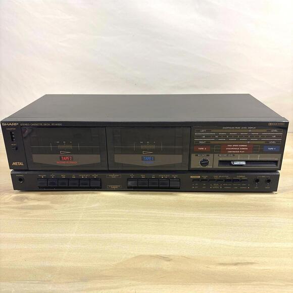 Sharp | Other | Sharp Rtw50 Stereo Double Cassette Deck Player Recorder ...
